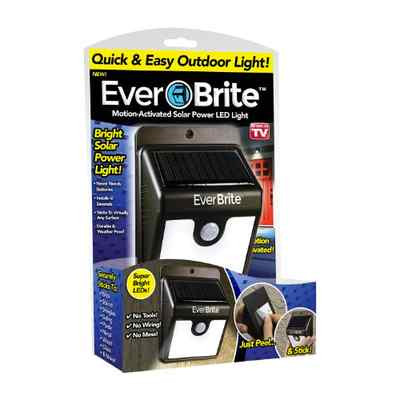 New Everbrite Solar Porch Lights Outdoor Motion Activated LED As seen ...