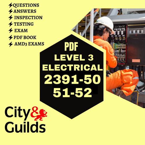 LEVEL 3 ELECTRICAL INSPECTION AND TESTING 2391-52 Q&A CITY & GUILDS | eBay