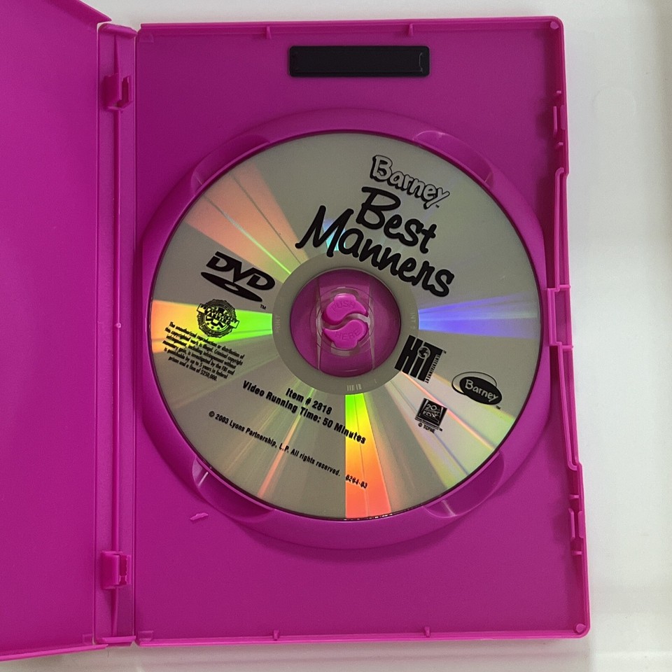 Barney - Barneys Best Manners (DVD, 2003) Kids Show Rare Never Seen On ...