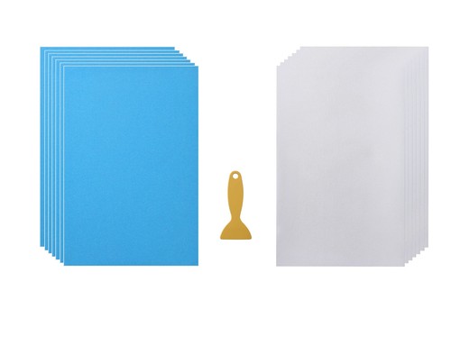 Sticky Flock Rhinestone Template Stencil - 12"x8" with 7 Sheets ...