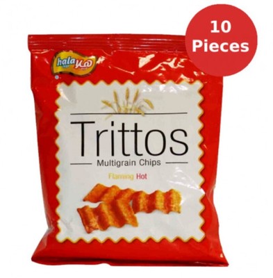 Pack de 10 X Chips Hala Trittos Flaming Hot Flavor (30 grammes) + 2 ...