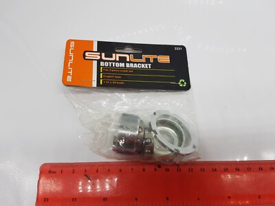 Sunlite Bike Bottom Bracket - English Type For 3 Piece Crank 1.37 X 24 ...