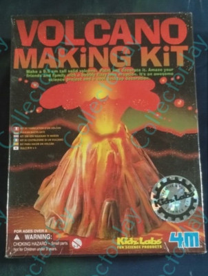 Volcano Making Kit by Kidz Labs Fun Science Products 4M New Sealed Age ...