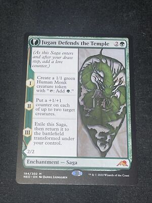 MTG Jugan Defends the Temple Remnant of the Rising Star Kamigawa: Neon ...