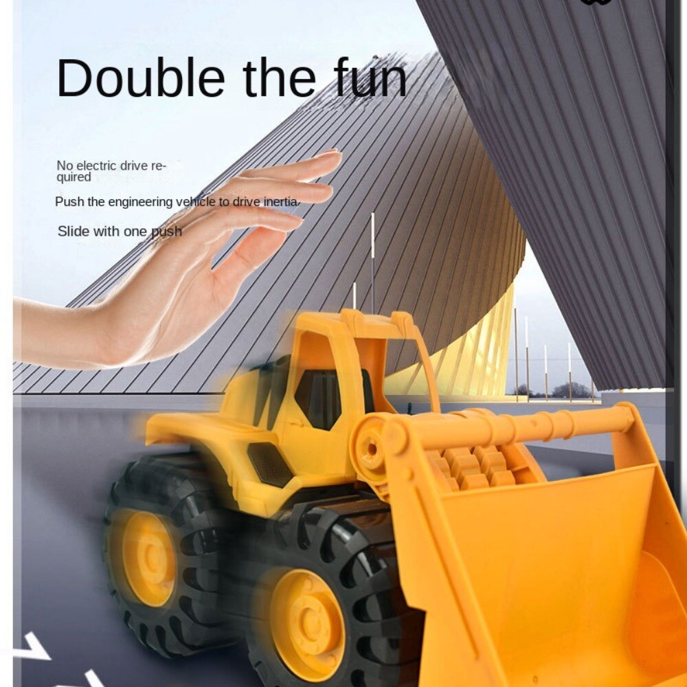 Big Engineering Car Model Plastic Car Models Home Decor Inertial ...