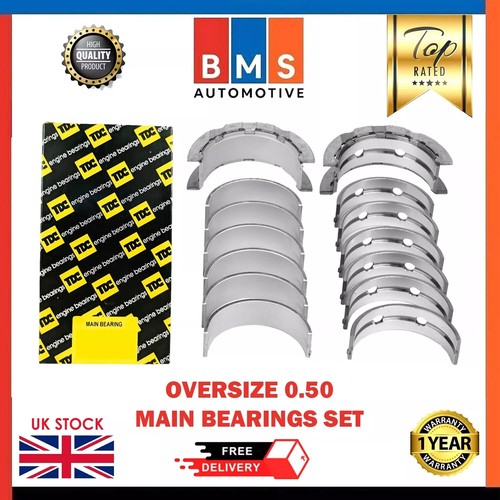 BMW SERIES N57D30 3.0L DIESEL N57 CRANKSHAFT MAIN BEARINGS SET 0.50 ...