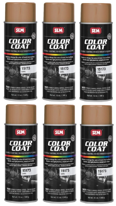 SEM Paint Carpet Plastic Vinyl Flat Camel Aerosol 12 oz. Ea 15173 (6 ...