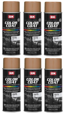 SEM Paint Carpet Plastic Vinyl Flat Camel Aerosol 12 oz. Ea 15173 (6 ...