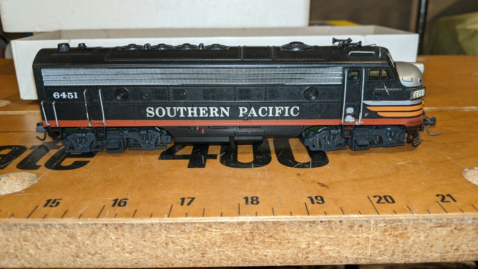 Atlas HO No. 8314 FP-7 Southern Pacific #6451 runs/lights customized ...