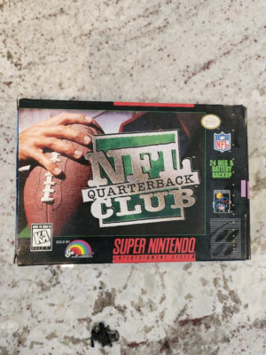 NFL Quarterback Club SNES 23582090108| eBay