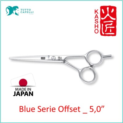 Forbice per parrucchiere KASHO BLUE Series Offset 5,0" | eBay