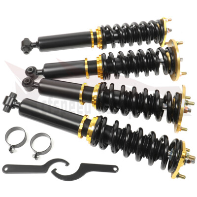 Yellow Coilovers Struts Shocks Suspension Kits Adj Height For 07-11 ...