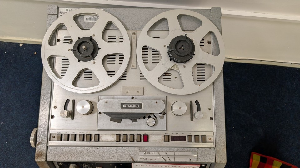 Studer B67 Trolley Style BBC Reel to Reel Mastering Tape Machine | eBay UK