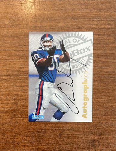 Charles Way 1997 Skybox Autographics Auto Virginia Cavaliers New York ...