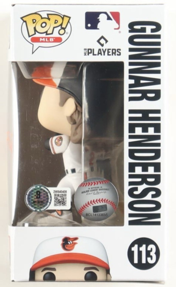 Gunnar Henderson Signed Orioles #113 Funko Pop! Vinyl Figure (Beckett) | eBay