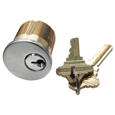 2PCS Mortise Lock SC1 Cylinders Adams Rite Type 2 Keys SC1 Keyway Brass ...