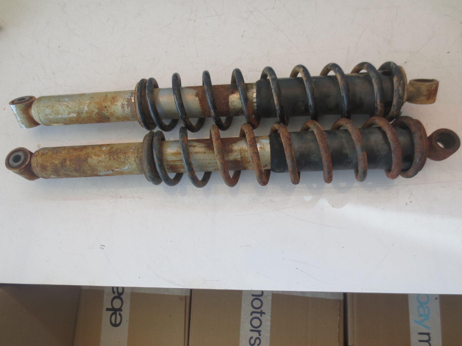 2006 Honda Rincon 680 ATV Used OEM Pair of Rear Shocks Springs ...