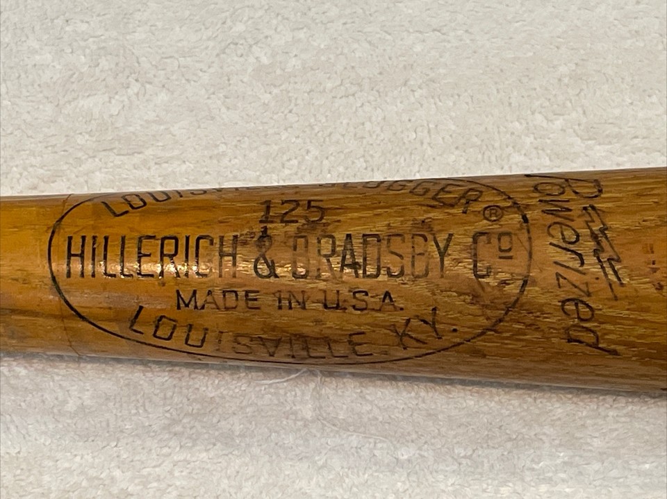 VINTAGE 1960's Henry Aaron Louis Slugger 125 33 Inch Bat, Milwaukee ...