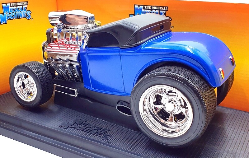 Muscle Machine 1/18 Scale Diecast 61198 - 1932 Ford Roadster - Blue | eBay