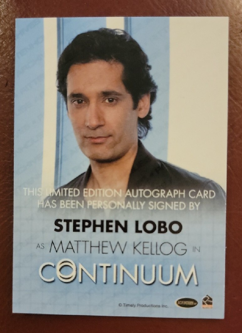 CONTINUUM 3 - STEPHEN LOBO Autograph Card (full bleed) - Ex Limited | eBay