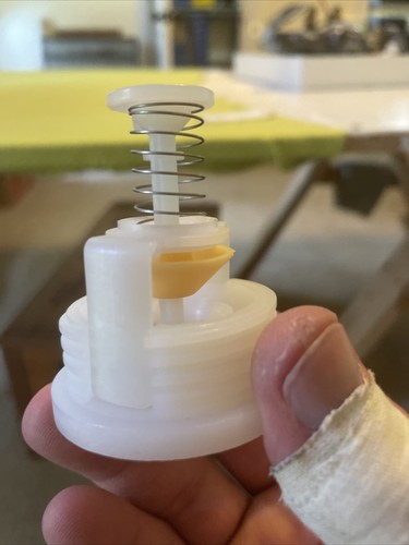 WD24X10018 GE Dishwasher Piston & Nut Replaces AP2617344, PS260690 New ...