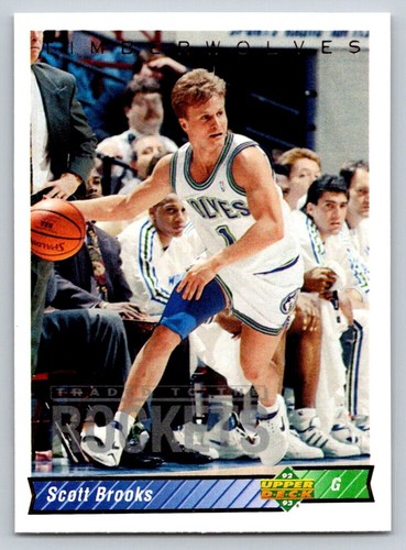 #248 Scott Brooks Houston Rockets sports Upper Deck 1992 | eBay