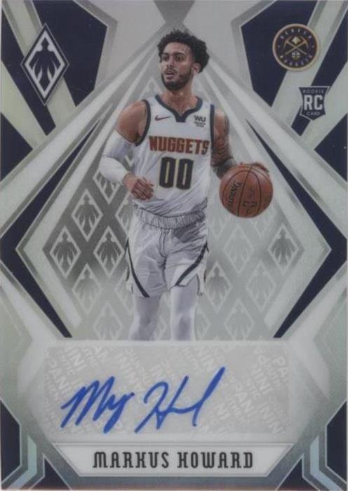 2020-21 Panini Chronicles - Phoenix Rookie Auto Markus Howard #PH-MKH ...