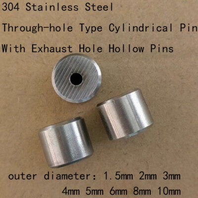 1pcs 1.5mm-10mm OD SUS304 Steel Through-hole Type Cylindrical Pin ...