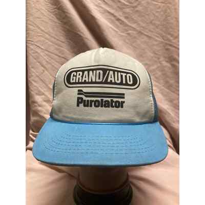 Vintage Grand/Auto Purolator Trucker Style Snapback Hat Rare | eBay