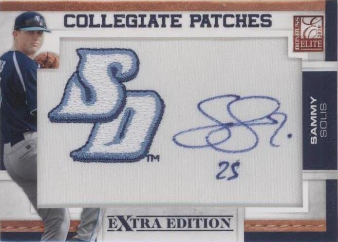 2010 Donruss Elite Extra Edition - Collegiate Patches Signatures Sammy ...