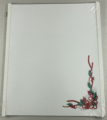 NEW Creative Memories 8x10 Holiday Border Scrapbook Pages 5 Sheets RCM ...