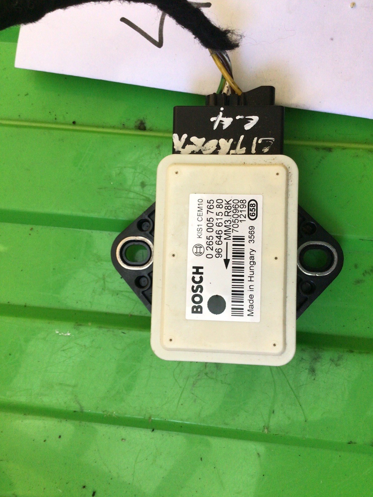 PEUGEOT CITROEN YAW ESP RATE ANGLE SENSOR BOSCH DS3 C3 C4 C5 207 307 ...