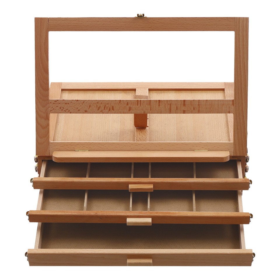 Adjustable Storage Box Easel,Painting Board Stand with Drawers,Storage ...