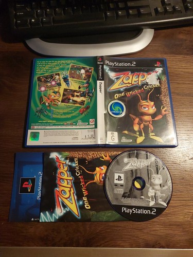 Zapper One Wicked Cricket PS2 PlayStation 2 Game Complete Manual PAL ...