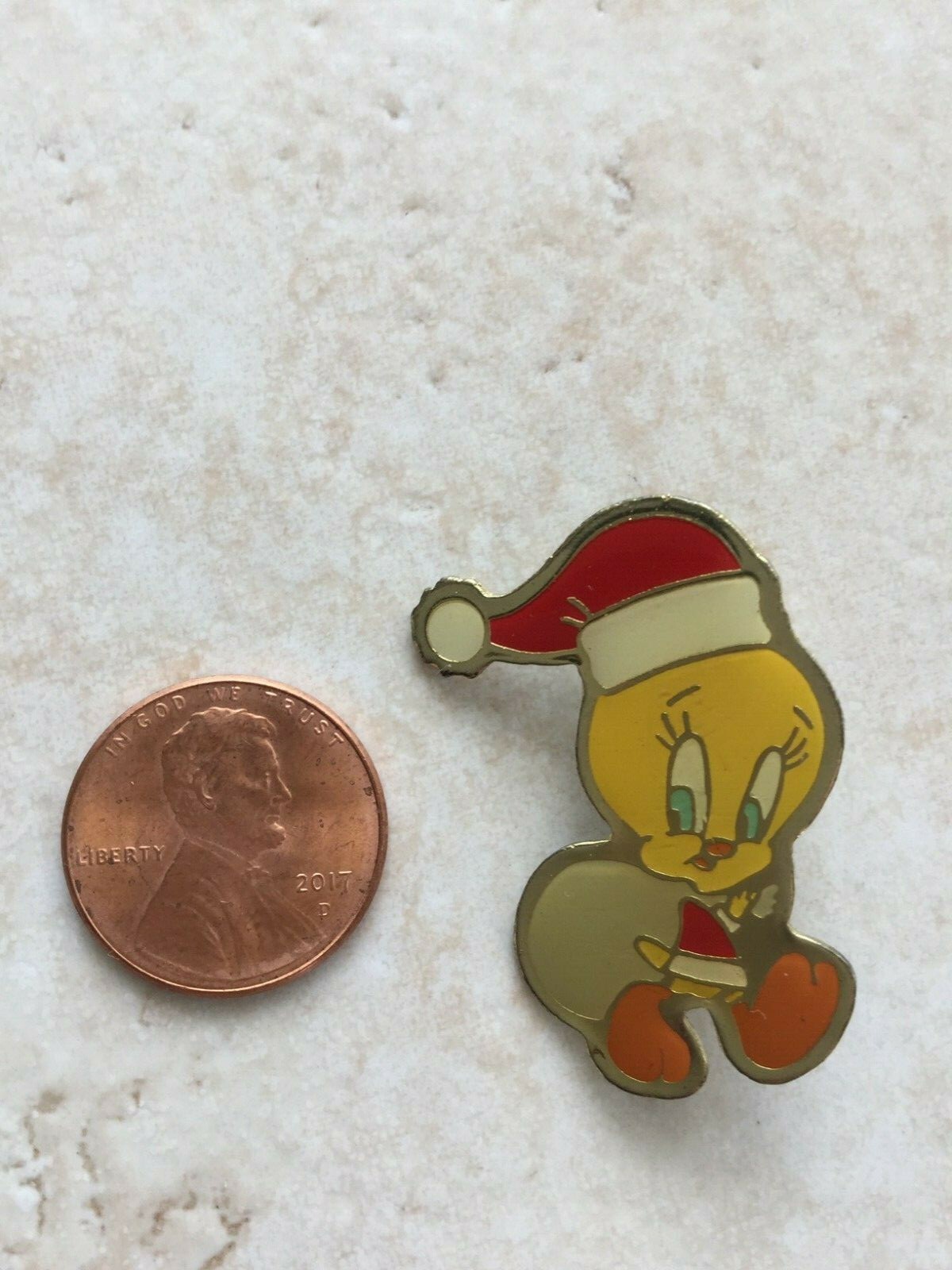 Tweety Bird as Santa Claus Warner Bros Pin Vintage | eBay