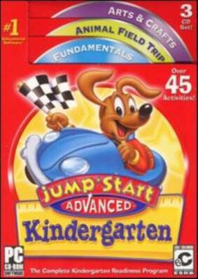 JumpStart Kindergarten Advanced 2003 3-Disc PC MAC CD learn read ...