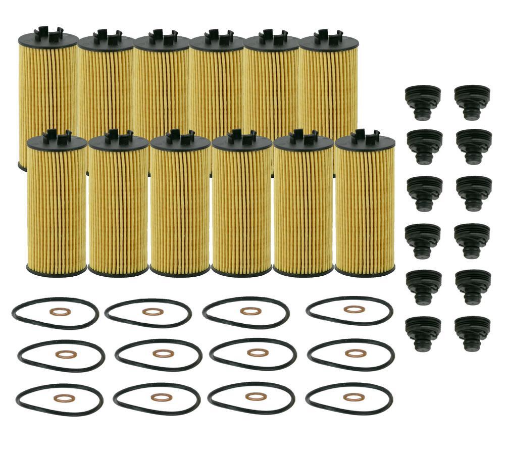 Wix Set 12 Engine Motor Oil Filters For BMW Mini F39 F48 I12 F60 F54 55 ...