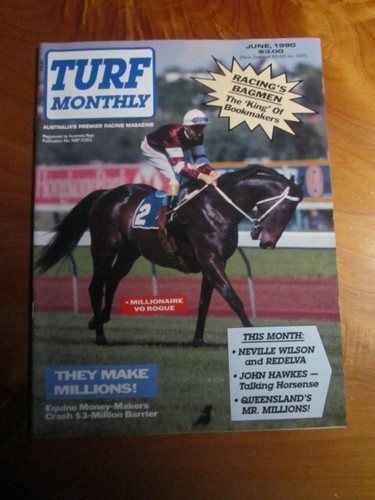 MAGAZINE RACING MAGAZINE TURF MONTHLY JUNE 1990 GREAT ** MUST SEE | eBay