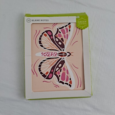 Butterfly Blank Note Cards Insect Pretty Nature 10 Count | eBay