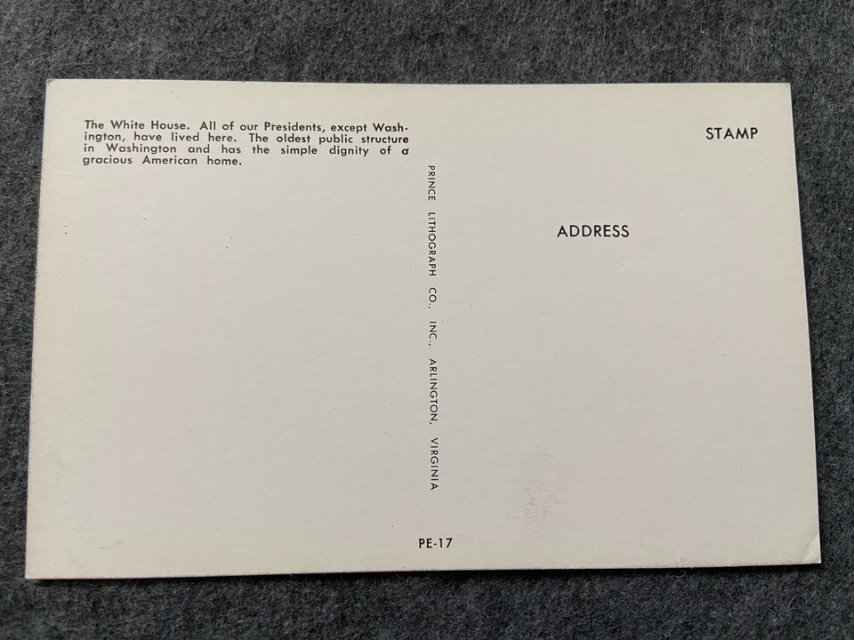 The White House Vintage Postcard | eBay