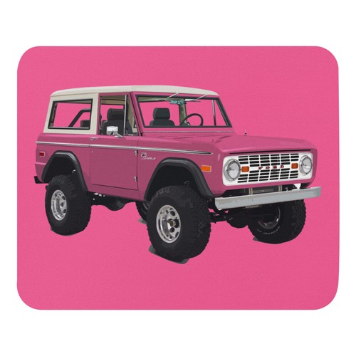 Pink Ford Bronco Mouse pad | eBay