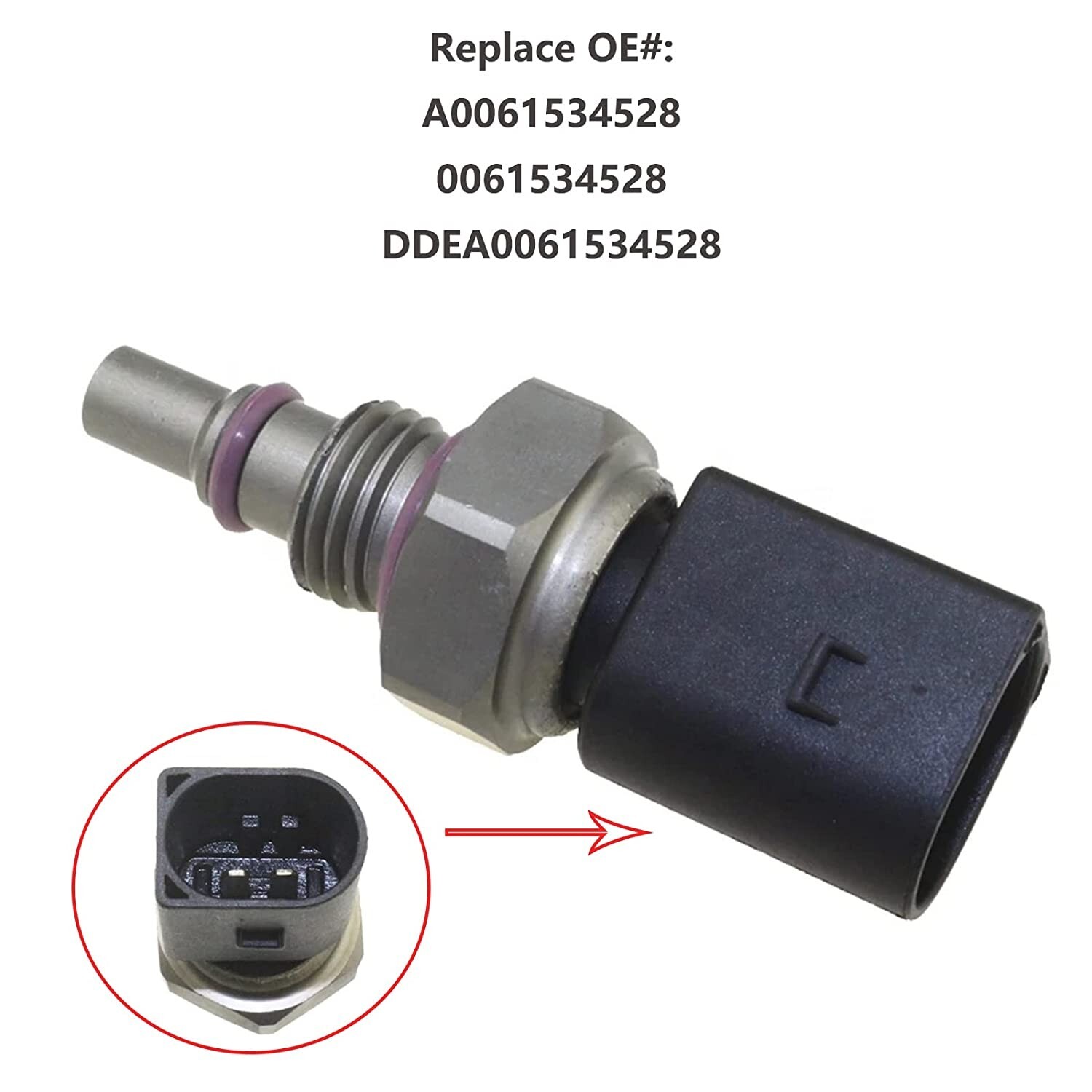 A0061534528 Temperature Sensor Fits Detroit Diesel Benz Truck ...