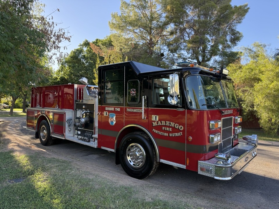 PIERCE SABER Fire Truck Detroit Turbo Diesel Allison Trans FLEET ...