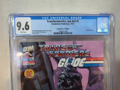 Transformers/G.I.Joe #v2 #1 Comic Book Graded 9.6 LE 1500 Dynamic ...