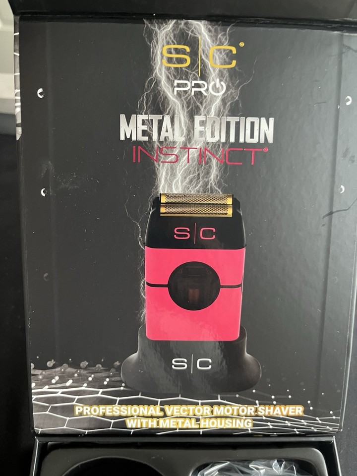 StyleCraft Pro Metal Edition Instinct Shaver Vector Motor Pink SC807PK ...