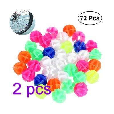 144 Pcs Spoke Beads, Spoke, Bike Wheel Beads Various Colors Clip Beads ...