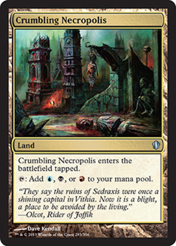 1 x Crumbling Necropolis - Commander 2013 - Heavy Play - MTG | eBay