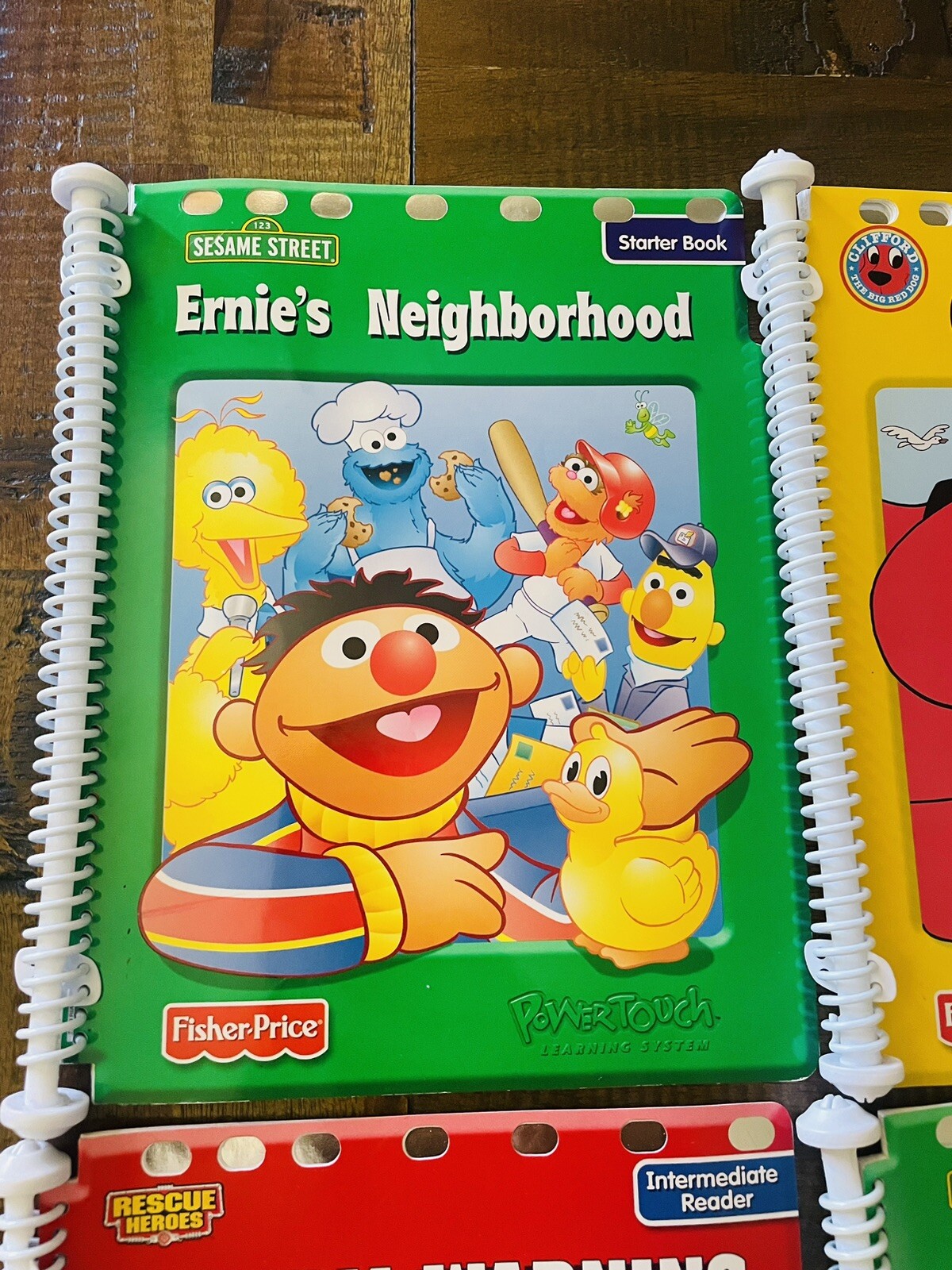 LOT of 6 Books Fisher Price PowerTouch Learning System Books ONLY (no ...