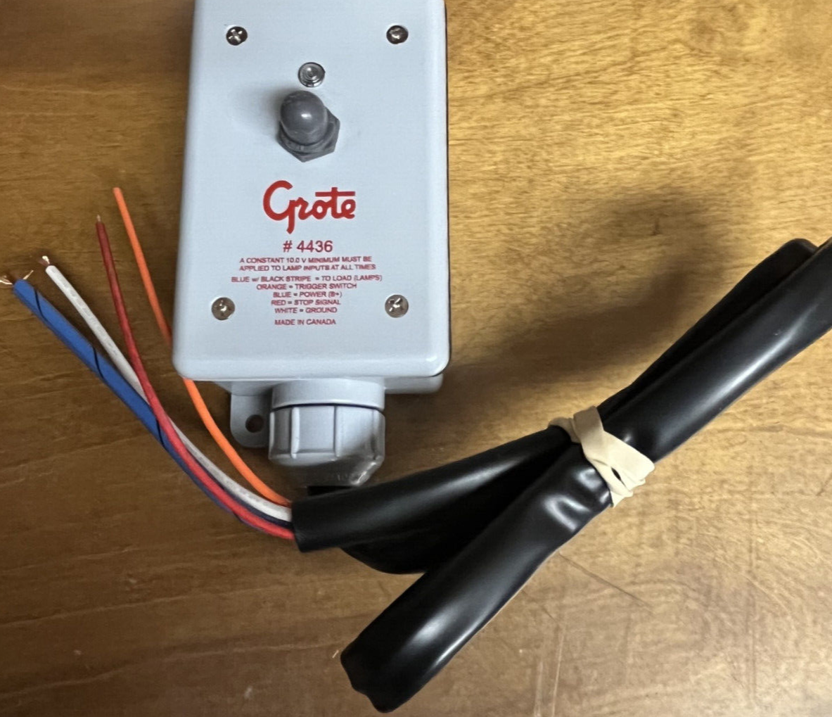 Grote 44360 Automatic OVERRIDE SWITCH w/ Timer | eBay