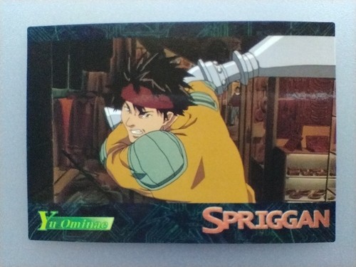 Spriggan Trading Card " Yu Ominae " No.02 BANDAI 1998 TCG Made in Japan ...